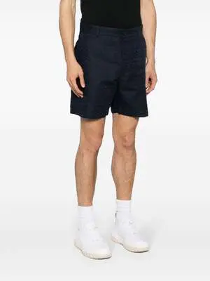 Missoni Chevron-jacquard Chino Shorts - Blue