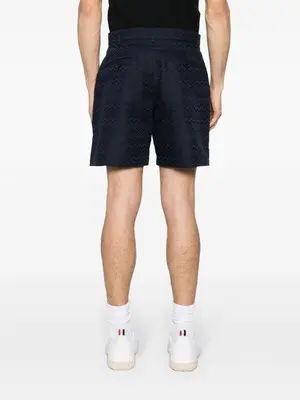 Missoni Chevron-jacquard Chino Shorts - Blue