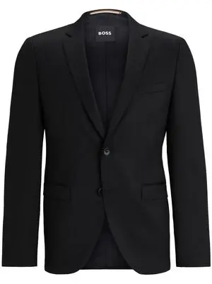 BOSS Virgin-wool Single-breasted Blazer