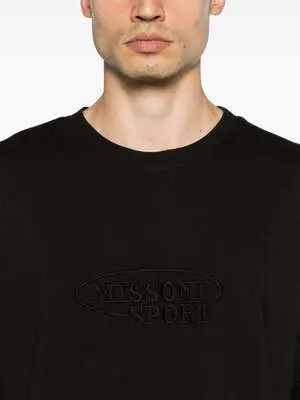 Missoni Logo-embroidered Cotton T-shirt