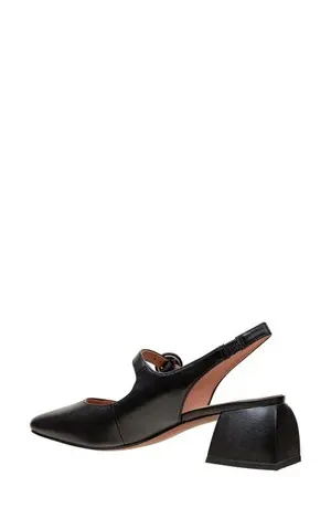 Linea Paolo Manu Slingback Mary Jane Pump - Black