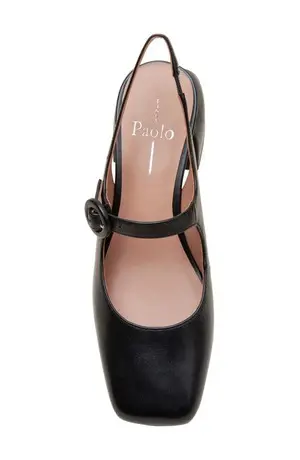 Linea Paolo Manu Slingback Mary Jane Pump - Black