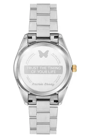 Rachie Shnay Illuminate Automatic Two Tone Bracelet Watch