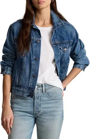 Women's Spread Collar Denim Jackets