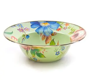 MACKENZIE-CHILDS As Is Enamel Serving Bowl - One-color