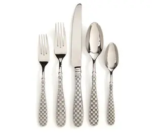 MACKENZIE-CHILDS Check Flatware 5-piece Place S Tting - One-color