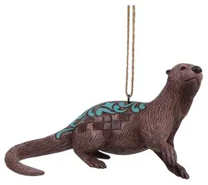 JIM SHORE Animal Planet River Otter Hanging Orn Ament - One-color