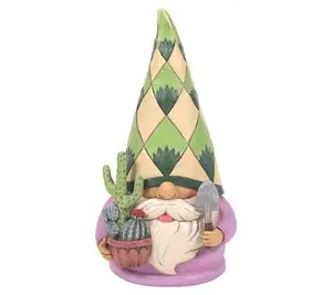 JIM SHORE Succulent Gnome Figurine - One-color