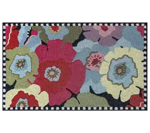 MACKENZIE-CHILDS Always Flowers Indoor/outdoor Ug 2'x4 - One-color