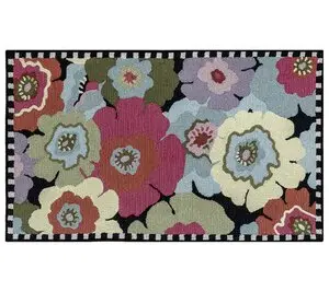 MACKENZIE-CHILDS Always Flowers Indoor/outdoor 'x5' Rug - One-color