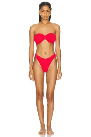 Hunza G Hunza G Tina Bikini In Pink Red