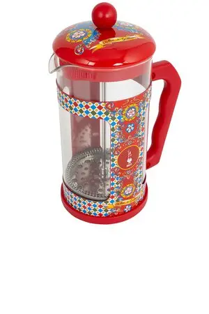 DOLCE & GABBANA CASA X Bialetti French Coffee Press In Red - Medium Red