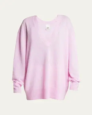 Isabel Marant Isabel Marant Larana Oversized Sweater - Light Pink