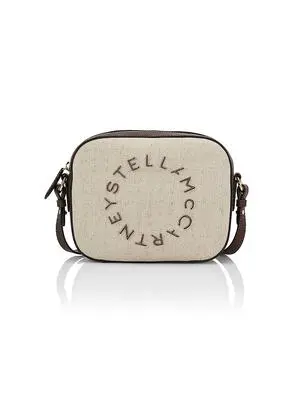 Stella McCartney Stella McCartney Canvas Logo Camera Bag - Birch
