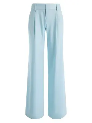 Alice + Olivia Women's Eric Low-Rise Pants - Spring Sky  - Spring Sky