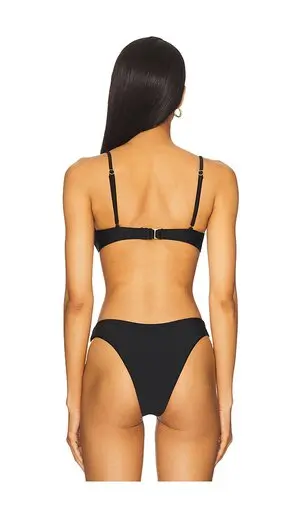LOVERS AND FRIENDS Check Me Out Top - Black