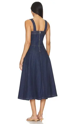 Simkhai Cici Bustier Midi Dress