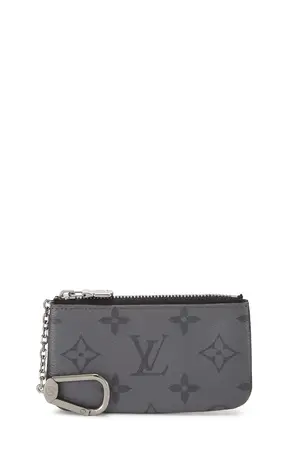 LOUIS VUITTON Monogram Eclipse Reverse Canvas Pochette Clefs - Black