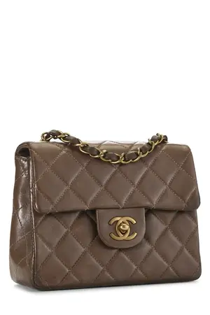 Chanel Quilted Lambskin Half Flap Bag