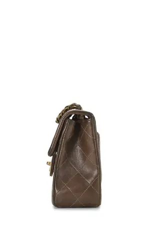 Chanel Quilted Lambskin Half Flap Bag