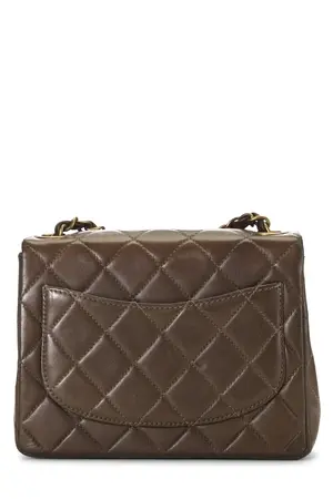 Chanel Quilted Lambskin Half Flap Bag