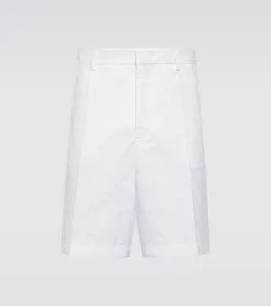 Valentino Garavani Jacquard Cotton Poplin Shorts