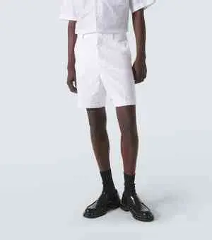 Valentino Garavani Jacquard Cotton Poplin Shorts