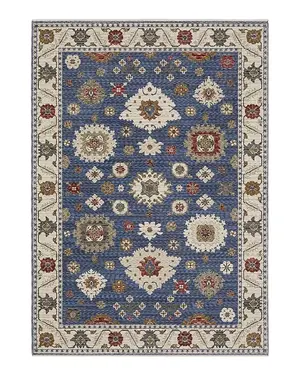 ORIENTAL WEAVERS Hastings Ha06z Area Rug, 5'3 X 7'6 - Blue