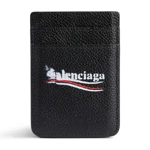 Balenciaga Cash Magnet Card Holder - Black
