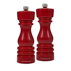 COLE & MASON London 7 Grinder Set Red