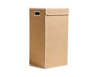 NORI Laundry Hamper With Attached Lid And Optional Wheels