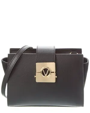 VALENTINO BY MARIO VALENTINO Valentino By Mario Valentino Kiki Leather Shoulder Bag - Black