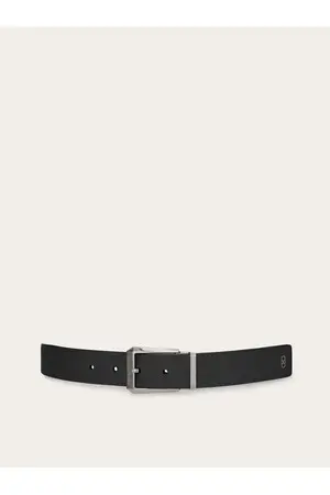 FERRAGAMO Reversible And Adjustable Belt - Black