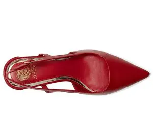 Vince Camuto Sindree Block Heel Pumps With Cutout Details And Adjustable Ankle Strap