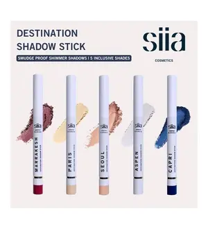 SIIA COSMETICS Destination Shadow Stick Marrakesh - Aspen - White Glitter