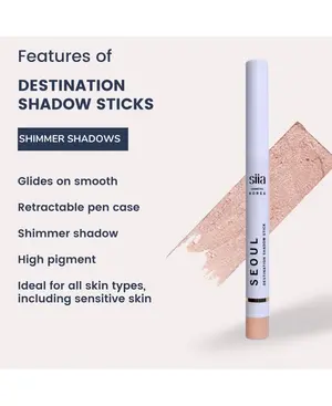 SIIA COSMETICS Destination Shadow Stick Marrakesh - Aspen - White Glitter