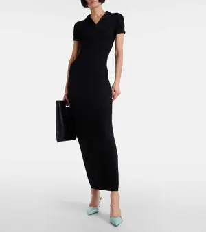 Alaïa Semi-sheer Polo Dress
