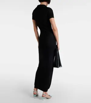 Alaïa Semi-sheer Polo Dress