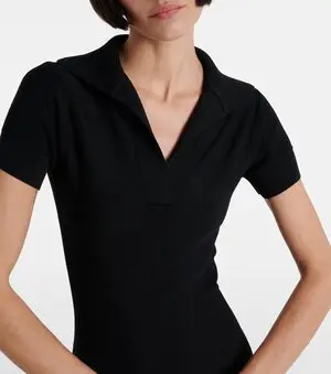Alaïa Semi-sheer Polo Dress