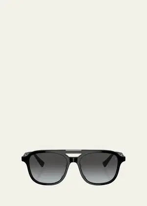 Brunello Cucinelli Acetate Aviator Sunglasses