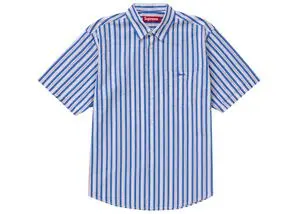 Supreme Loose Fit Stripe Short Sleeve Shirt