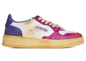 AUTRY Medalist Sneakers - White/pink/purple