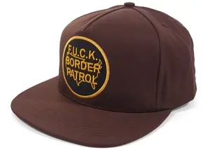 Supreme Border Patrol 5-panel Cap - Brown