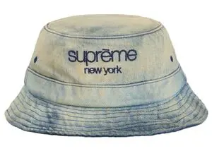 Supreme Chino Twill Crusher Hat - Dirty Indigo