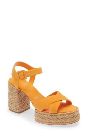 CHRISTIAN LOUBOUTIN Calakala Espadrille Platform Sandal