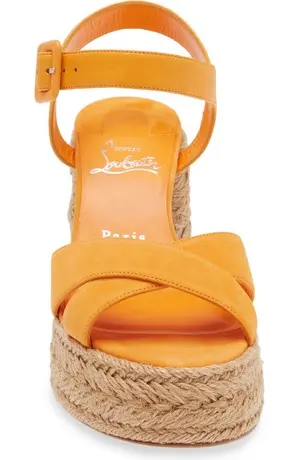 CHRISTIAN LOUBOUTIN Calakala Espadrille Platform Sandal