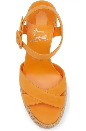 CHRISTIAN LOUBOUTIN Calakala Espadrille Platform Sandal