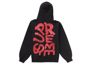 Supreme Hooded Sweatshirt - Black