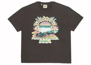 GALLERY DEPT. X Miami International Autodrone Miami Grand Prix Auction Tee Shirt - Vintage Black