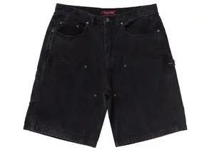Supreme Washed Corduroy Double Knee Painter Short - Black
